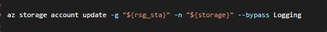 Az Storage Account Update Bypass Not Working Microsoft Qanda
