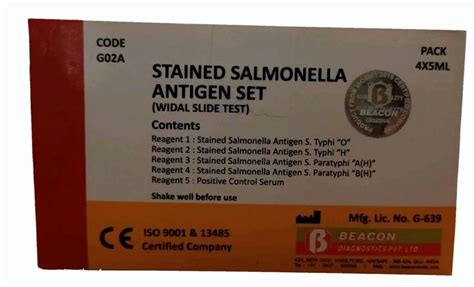 Beacon Widal Slide Test Kit At ₹ 220 Box In Jalandhar Id 21811242597