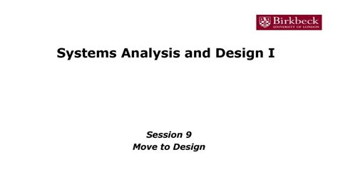 Systems Analysis And Design I Ppt Download