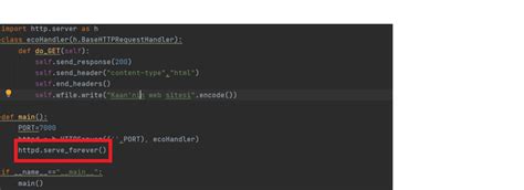 Python Web Server Nasıl Oluşturulur