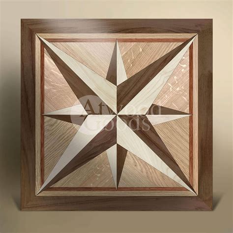 Wood Compass Inlay Puerto • Atwoodgoods