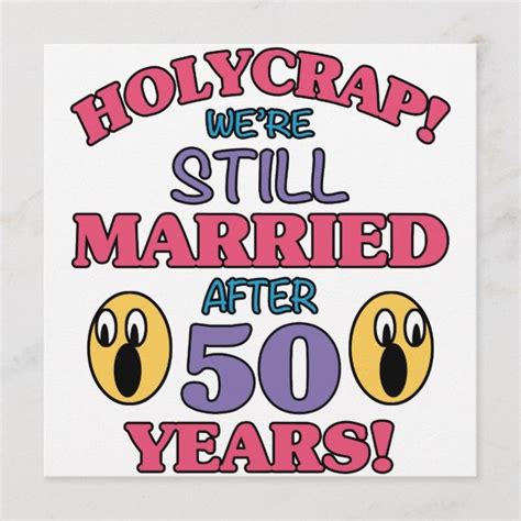 Funny 50th Anniversary Card Zazzle 50th Anniversary Cards 50th