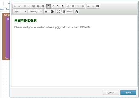 Preview Html Email In Trigger Tables Views And Relationships