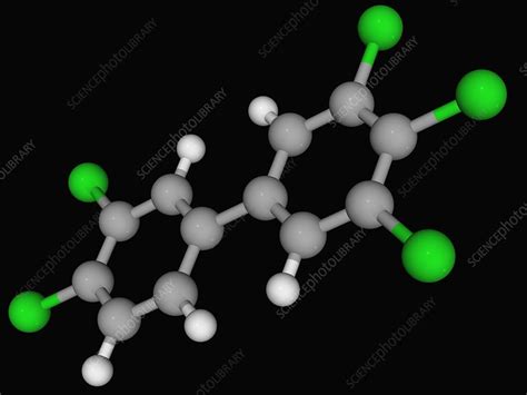 Polychlorinated Biphenyl Molecule Stock Image F0045947 Science Photo Library