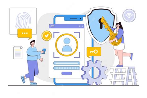 Premium Vector Cyber Security Vector Illustration Concept With