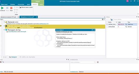 error handling command x error window robotic process automation rpa