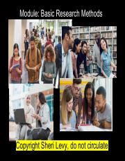 Overview Of Basic Research Methods Hypotheses Theories And Course Hero