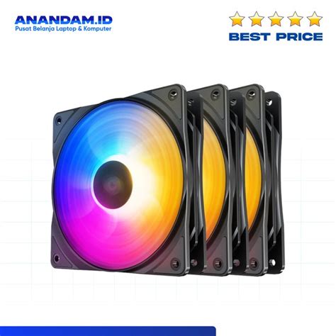 Jual Deepcool Rf 120 Fs Rf120 Fs 3in1 Fix Rgb Led Fan 12cm Shopee Indonesia