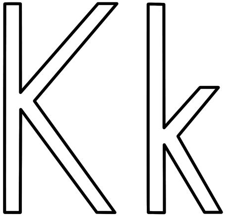 Letter K Printables