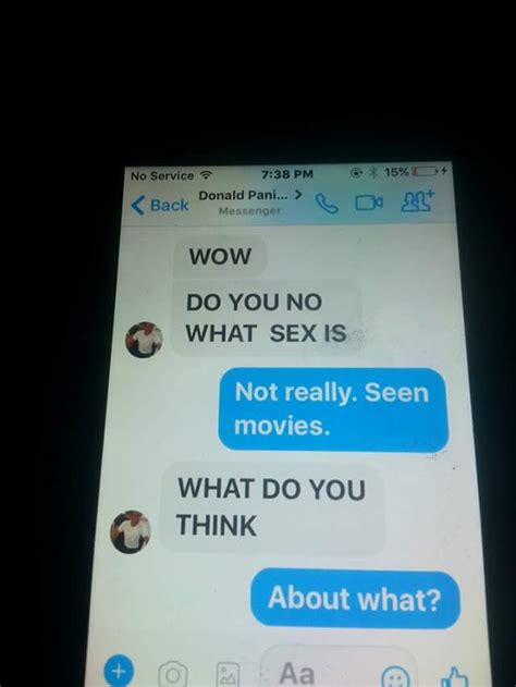 OMG Father Shares Sexually Explicit Messages A Man Sent To His Year Old Babe