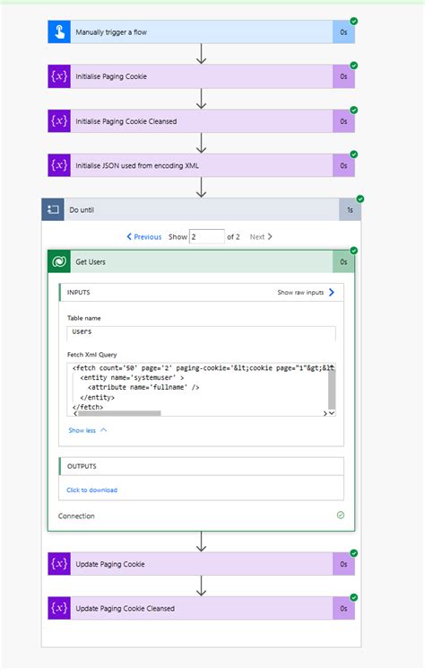 Paging While Using Fetchxml In Dataverse Connector Dreaming In Crm