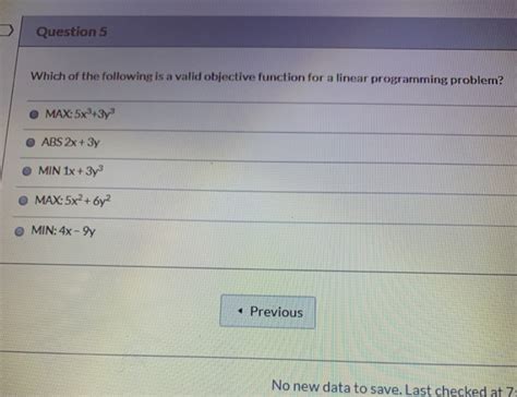 Solved Question 5 Which Of The Following Is A Valid