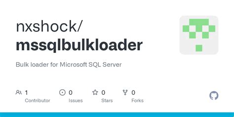 Github Nxshockmssqlbulkloader Bulk Loader For Microsoft Sql Server