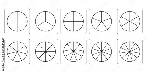 Photo And Art Print Blank Probability Spinner Template 2 11 Section
