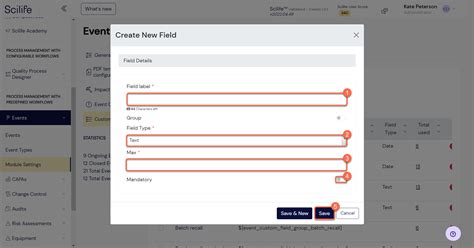 Creating A Text Custom Field Scilife Creating A Text Custom Field Scilife