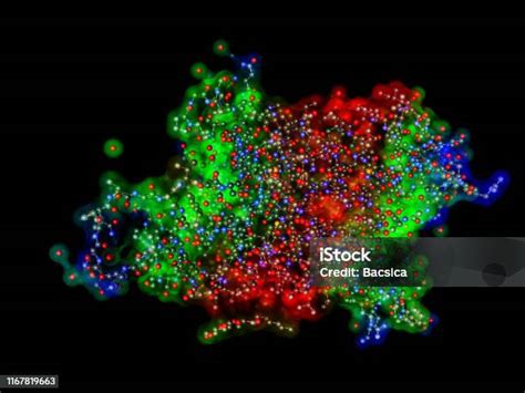 아쿠아포린 일체형 막 단백질 분자 또한 물 채널이라고합니다 스틱 및 배율 조정된 볼은 반투명 표면으로 표시됩니다 3차원 형태에 대한 스톡 벡터 아트 및 기타 이미지 Istock