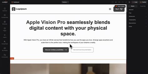 Visual Editor Beta Codejet