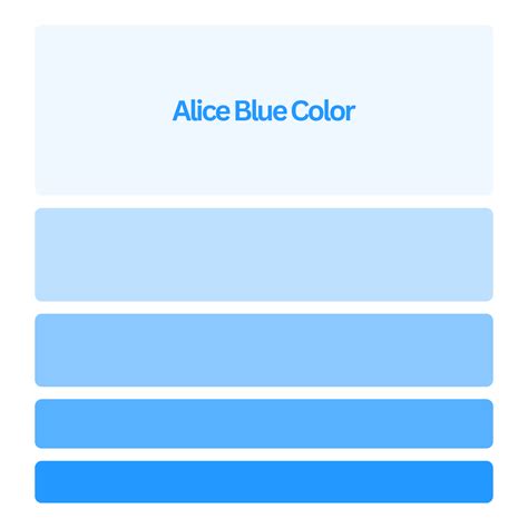 Alice Blue F0f8ff Color Codes And Palettes