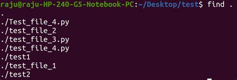find all files within a directory