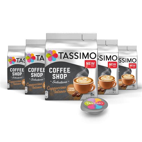 Tassimo Kapseln Coffee Shop Selection Cappuccino Intenso 5 X 8 Pads