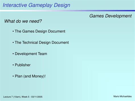 PPT Games Development PowerPoint Presentation Free Download ID 1429483