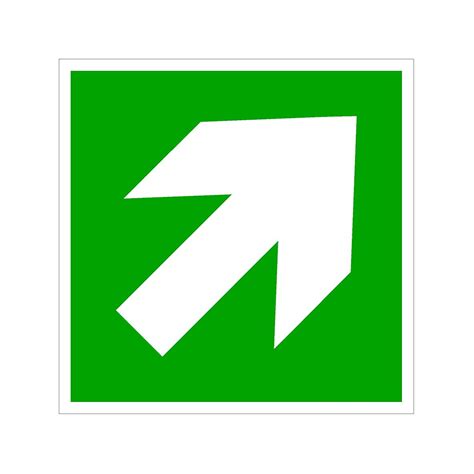 Diagonal Arrow — Safety Signs And Stickers