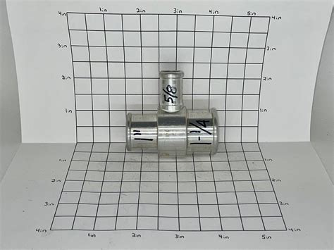 Transitional Hose Tee 1 X 1 1 4 With 5 8 Stem Stealth Conversions