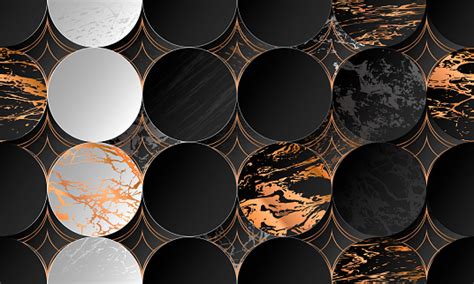 고급 종이 컷 배경 추상 장식 황금 패턴 하프 톤 그라데이션 3d 벡터 일러스트 0명에 대한 스톡 벡터 아트 및 기타 이미지 0명 3차원 형태 검은색 Istock