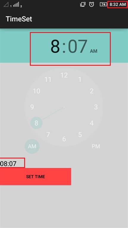 Xamarinandroid How To Set Time Android Application Using Visual