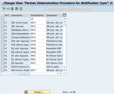 Oim Sap Tcode Allocation Partndetermprocurement To Notiftype