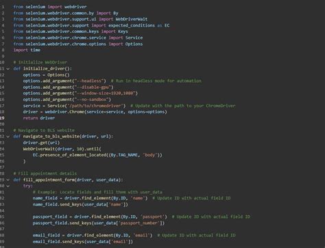 Entry 5 By Abukawshik For Python Script For Bls Appointment Booking