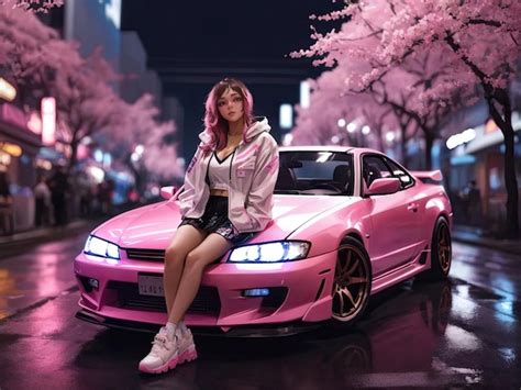 Premium Ai Image Women In A Car