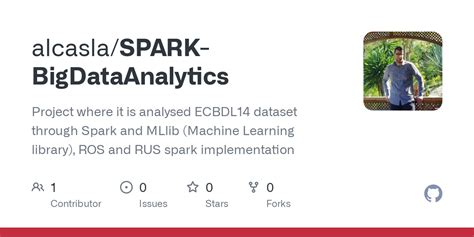 Github Alcaslaspark Bigdataanalytics Project Where It Is Analysed Ecbdl14 Dataset Through
