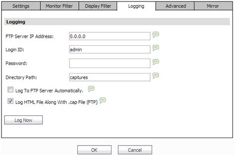 configuring logging settings