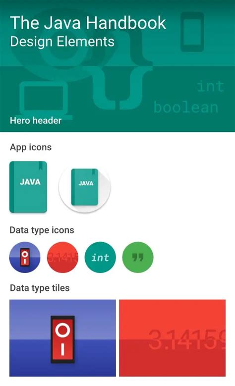 Design Elements For My Android App The Java Handbook Scrolller