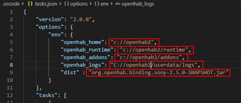 Visual Studio Code OpenHAB