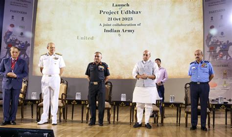 Defence Minister Rajnath Singh Launches Project Udbhav To Promote Indianisation