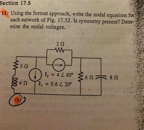 solved using the format approach write the nodal equations