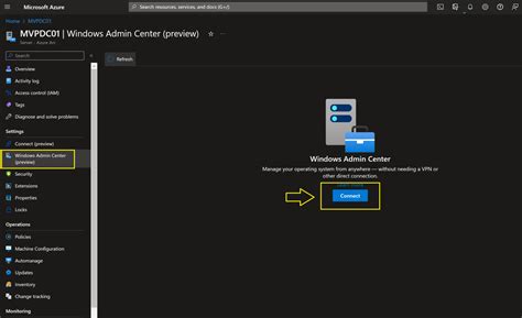 Microsoft Azure Arc Enabled Servers Managed With Windows Admin Center