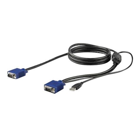 StarTech Com 6ft 1 8m USB KVM Cable For Rackmount Consoles VGA And USB Video USB Cable