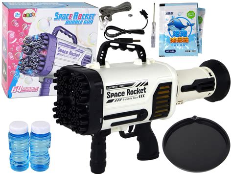 Soap Bubble Machine Soap Bubbles Electric Gun Black Toys Bubbles