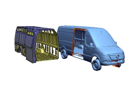 Mercedes Sprinter 3d Scan And 3d Model Faroutride