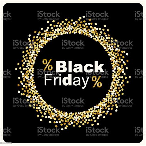골드 반짝이 색종이 프레임 당신의 장식 럭셔리 블랙 프라이데이 배경 0명에 대한 스톡 벡터 아트 및 기타 이미지 0명 검은