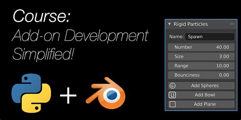 Course Blender Addon Development Simplified Blender Market