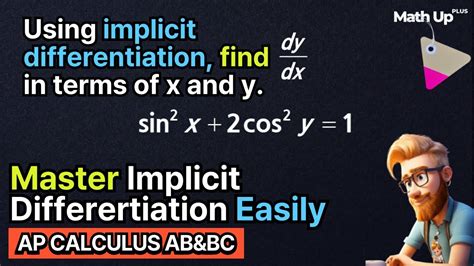 Implicit Differentiation With Trigonometry Maths Apcalculusab