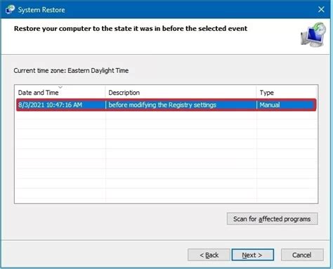 How To Find Your Older Restore Points In Windows 10