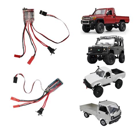 Wpl Mn Rc Esc Upgrade 20a 30a Brushed Bidirectional With Brake Makerfire