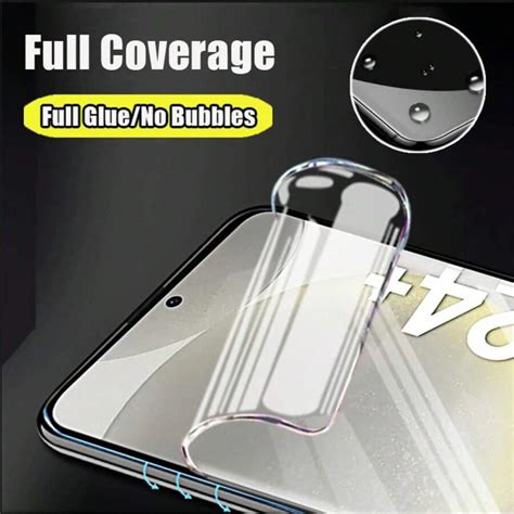 4 Piezas Película De Hidrogel Compatible Con Samsung S24 S23 S20 S21