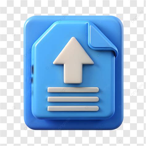디지털 사용을위한 고품질 및 최신 디자인으로 업로드 문서 아이콘의 3d 분리 렌더링 외딴 세우다 업로드 Png 일러스트 및 이미지 에 대한 무료 다운로드 Pngtree
