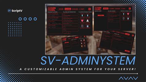 Esx Sv Adminsystem FiveM Releases Cfx Re Community